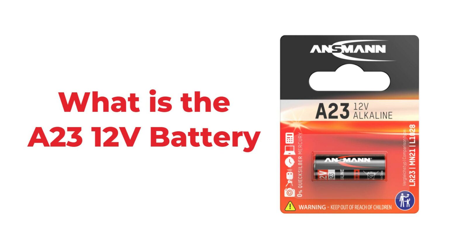 What is the A23 12V Battery and How is it Used? - LiFePO4 Battery Factory